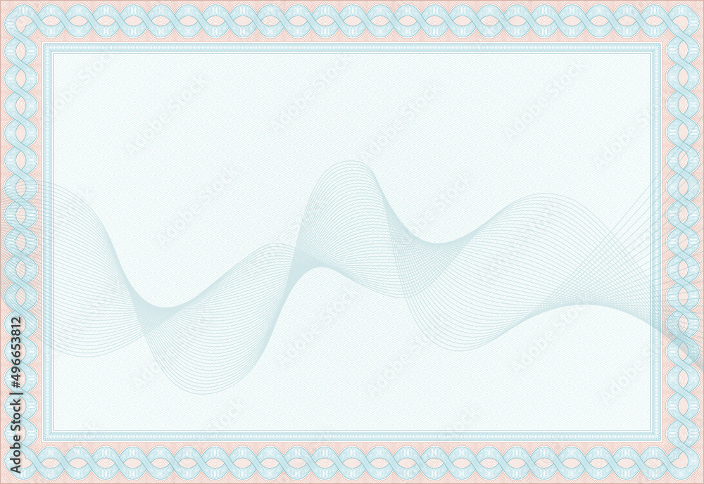 Guilloche background texture. Money pattern. For certificate, voucher ...