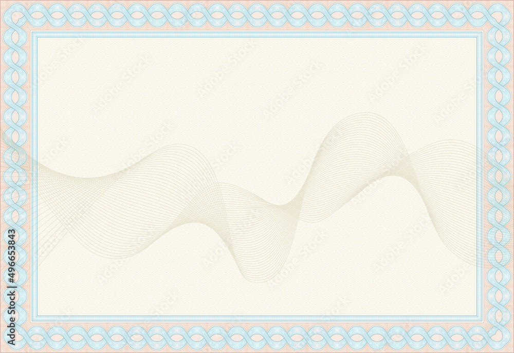 Guilloche background texture. Money pattern. For certificate, voucher ...