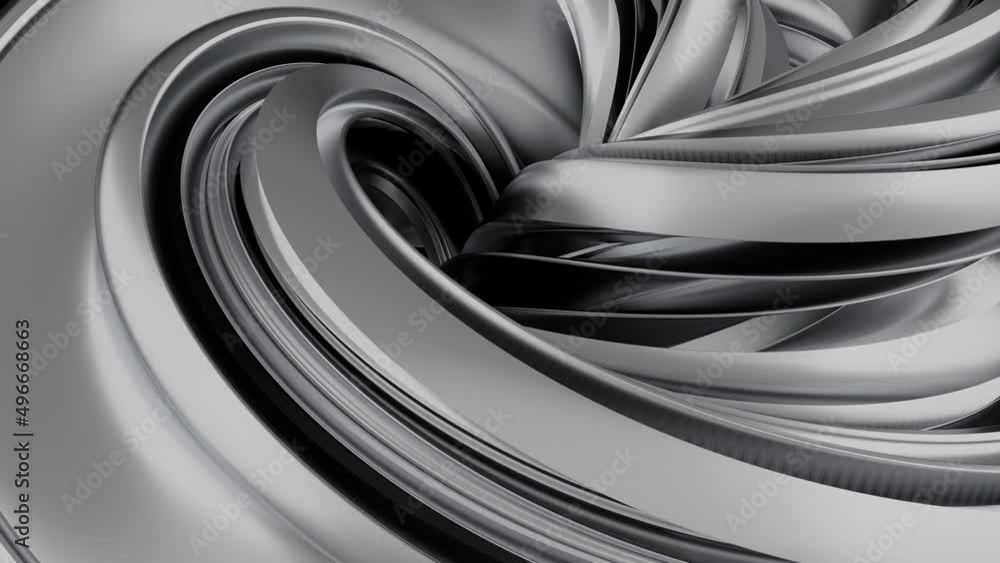 Abstract Metallic Silver Formation Background Loop Stock Video | Adobe ...