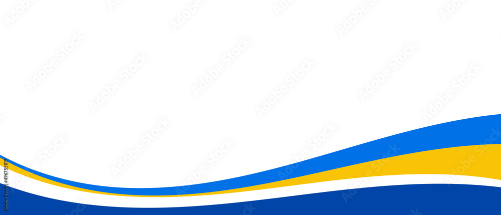 abstract business banner background with orange and blue color Stock ...