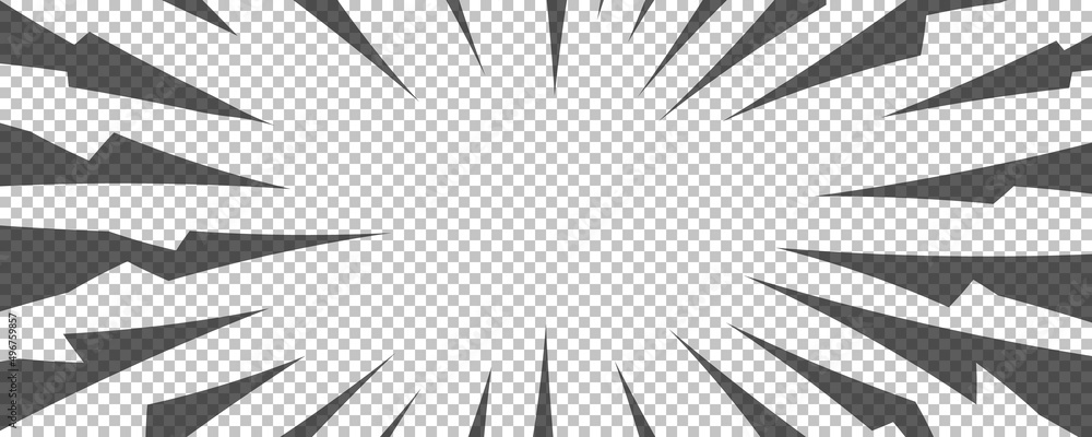 Black comic book transparent background Stock Vector | Adobe Stock