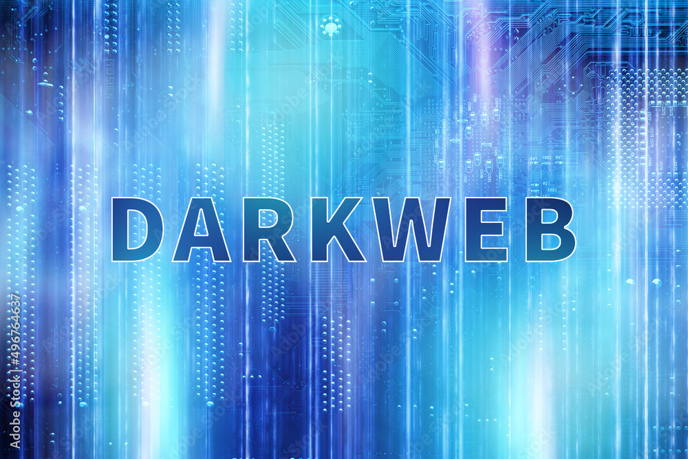 Dark web, shadow crime, internet crime concept, hidden internet ...