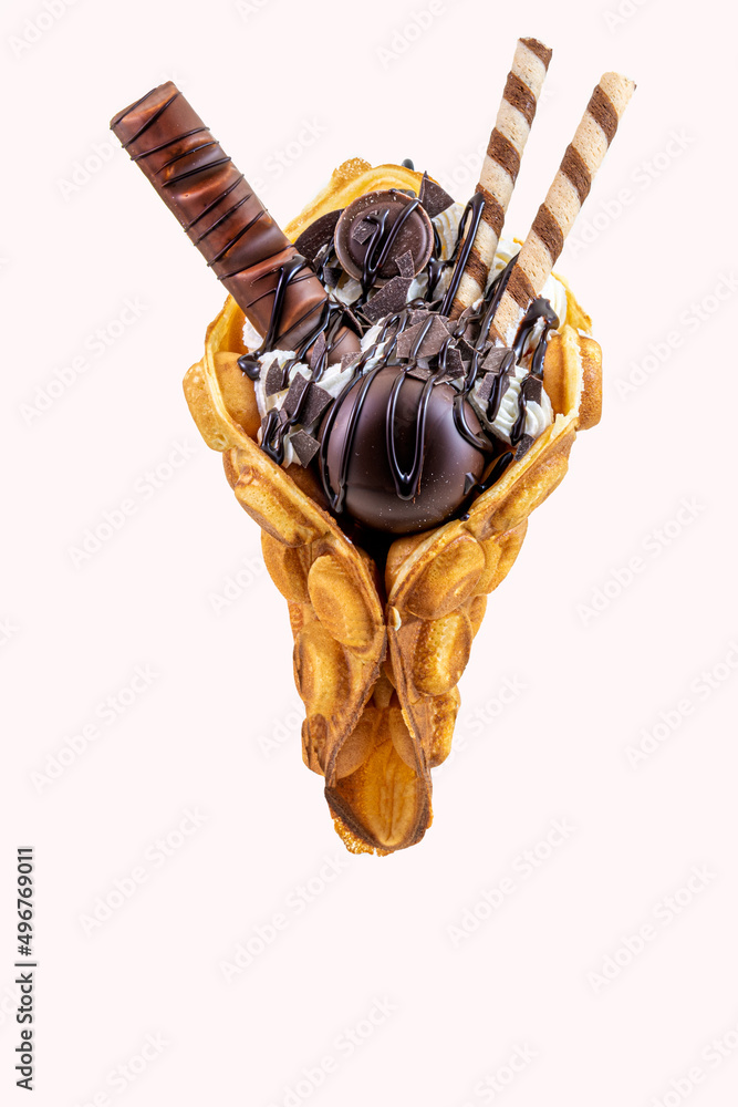 Bubble Waffel Stock Photo | Adobe Stock