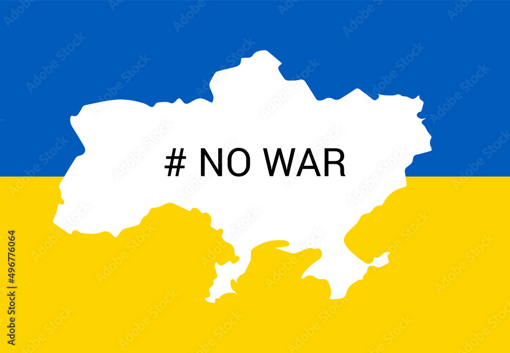 Ukraine flag carved in the shape of the country. Map of Ukraine. The ...