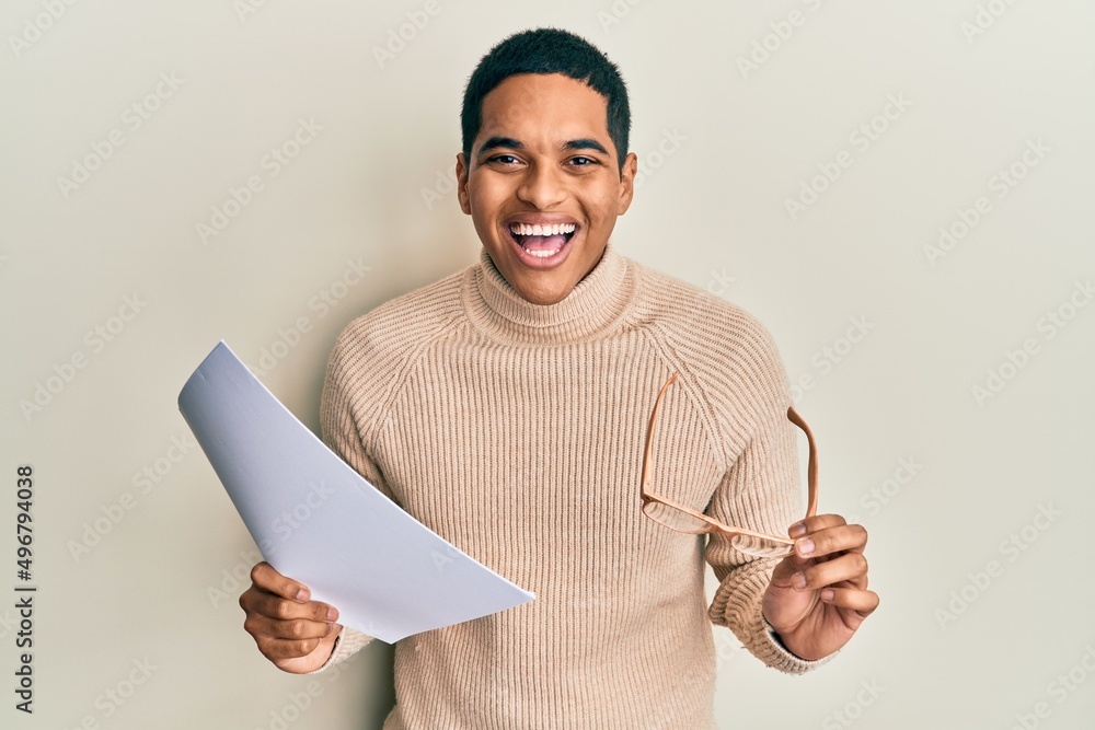 Person Holding Blank Paper