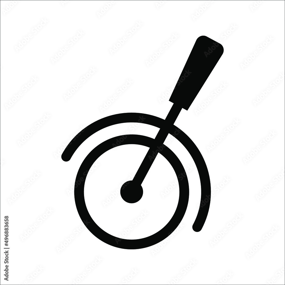 Lever icon vector isolated on white background, Lever transparent sign ...