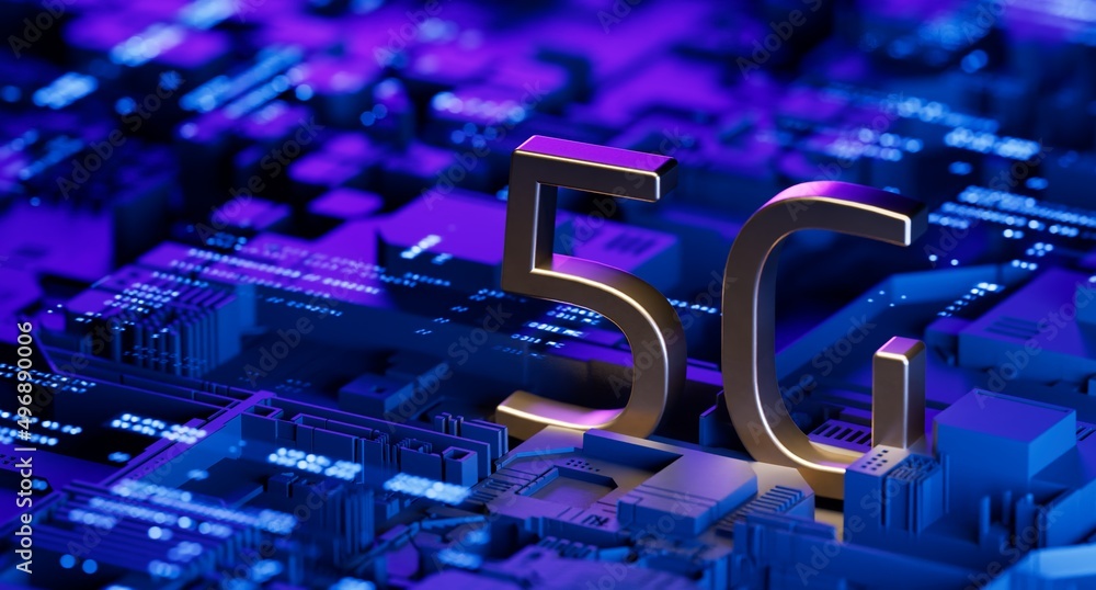 5G Wireless Mobile Communication Technology, Smart Devices, Personal ...