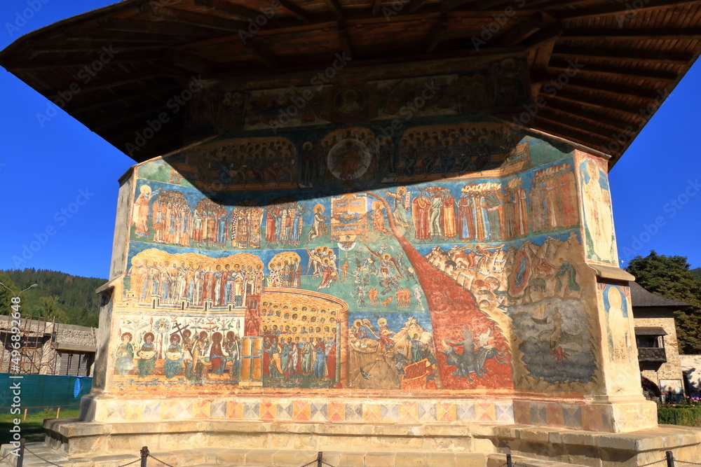 The Voronet Monastery is one of Romanian Orthodox monasteries in ...