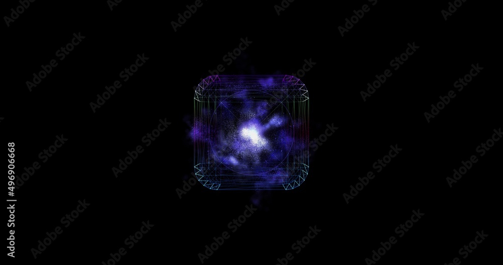 motion graphics abstract 3d particle explosion, fluid animation of ...