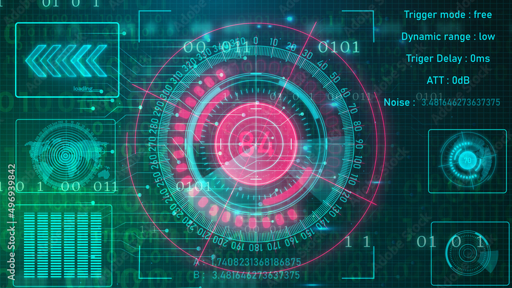 Radar Screen Stock Animation