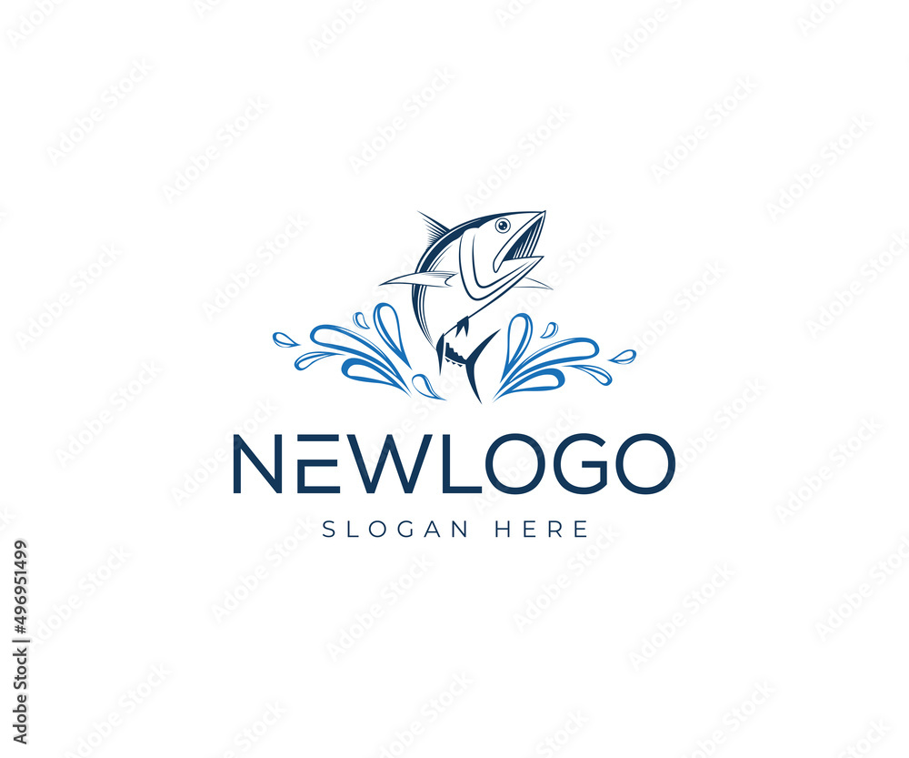 Fish Logo Vector Art, Icons, and Graphics. Fish Logo Template ...