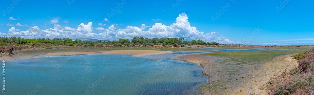 Wetlands of Ria Formosa national park at Portugal Stock Photo | Adobe Stock