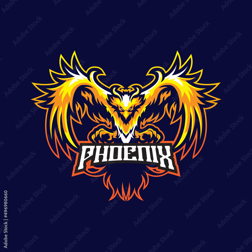 Phoenix mascot logo design vector with modern illustration concept ...