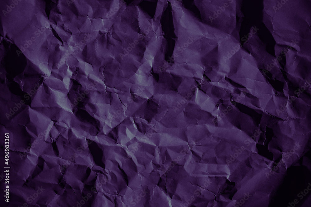 Purple crumpled paper texture in low light background Stock Photo ...