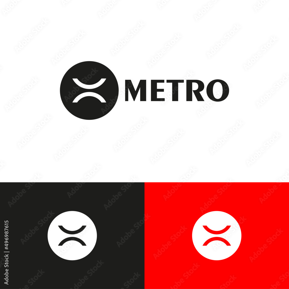 Modern dynamic logo design concept. Tech company brand logomark ...