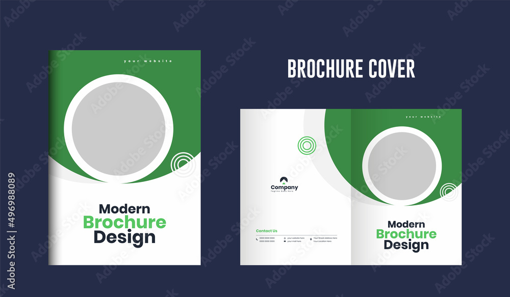 Business Brochure Cover Page Design, Brochure Design Template Design ...