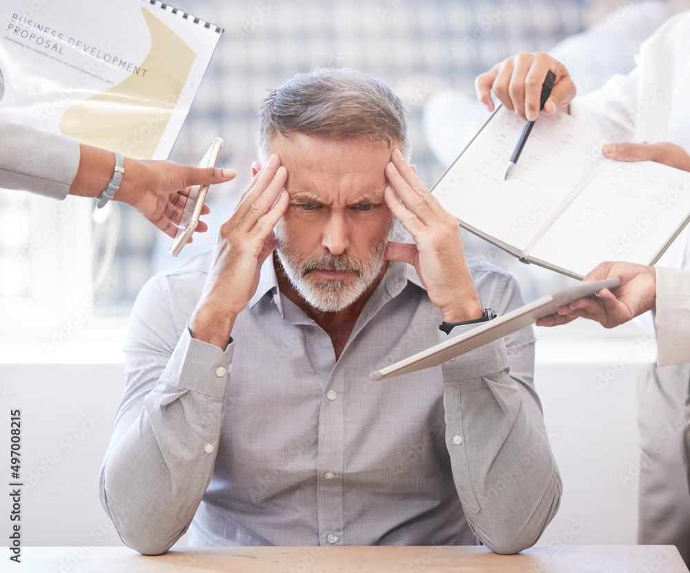 Its all just a little too much. Cropped shot of a handsome mature ...