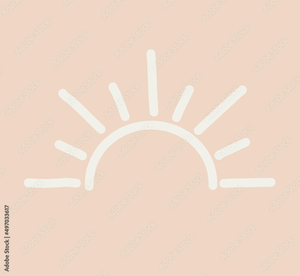 Botanical Bohemian Elements, Boho Vector Clip Art, Plant illustration ...