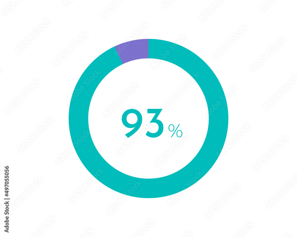 93 Percentage pie diagrams on the white background, pie chart for Your ... 93 Percentage pie diagrams on the white background, pie chart for Your ...