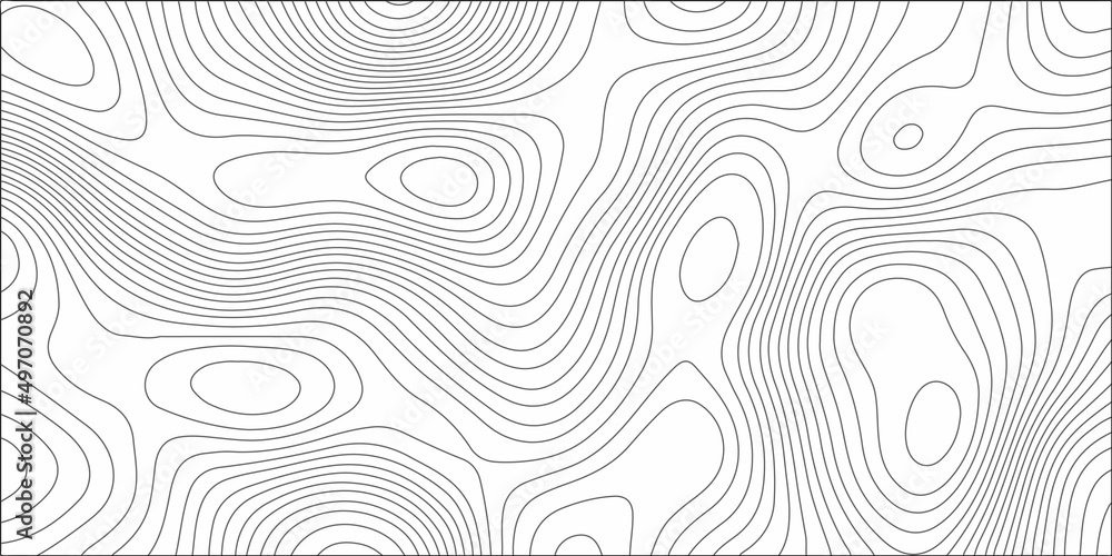 Abstract design with black and white abstract background . Topography ...