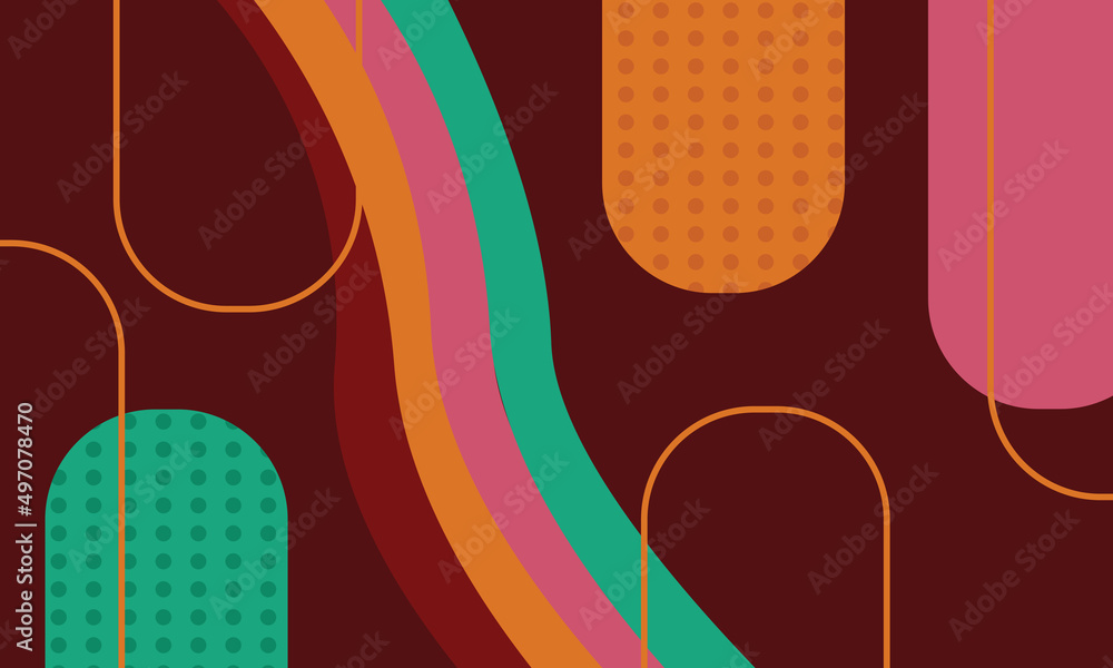 Minimal geometric background. Simple shapes with trendy gradients Stock ...