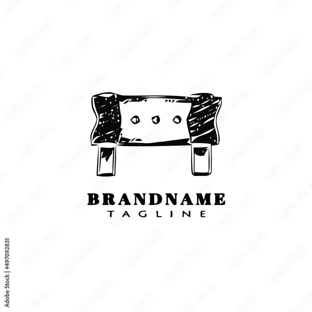 guardrail logo icon design template black isolated vector illustration ...