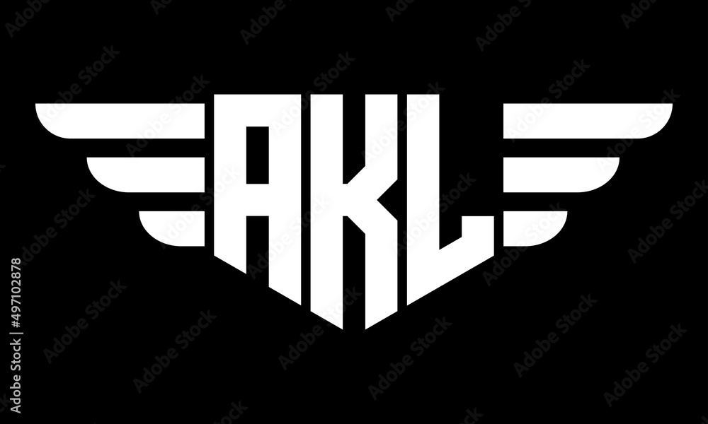 AKL geometric logo design vector template | monogram logo | abstract ...