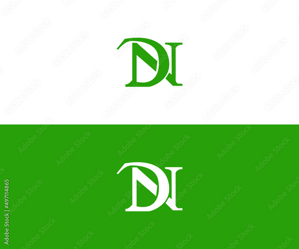 DN logo design Stock Vector | Adobe Stock
