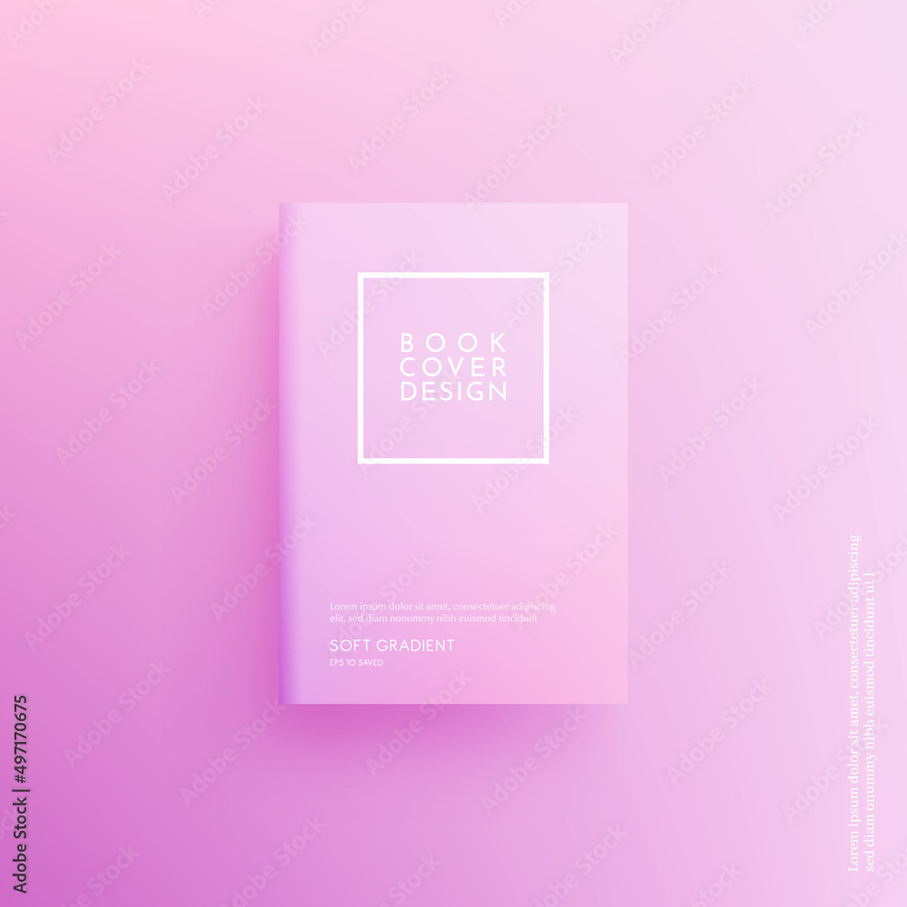 Beautiful pastel color book cover design, brochure background. Stock ...