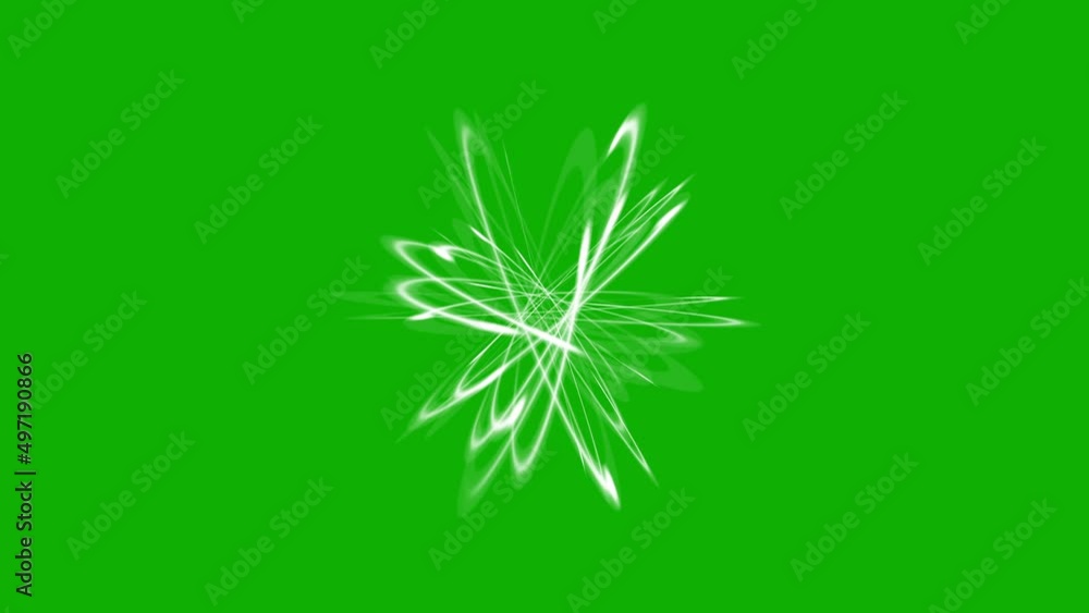 Spinning orbits motion graphics with green screen background Stock ...