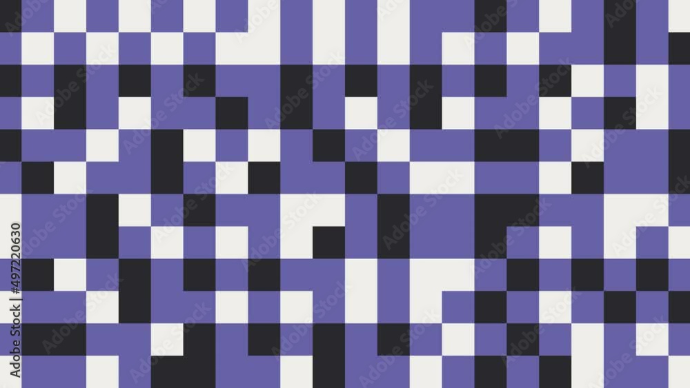Seamless loop geometric mosaic with very peri violet elements ...