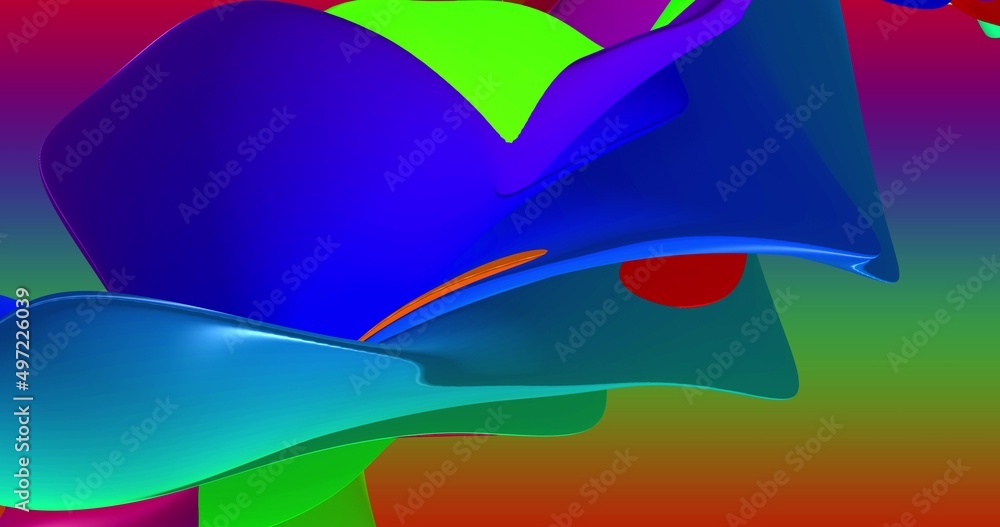 looped footage. Abstract colorful, neon, gradient background with ...