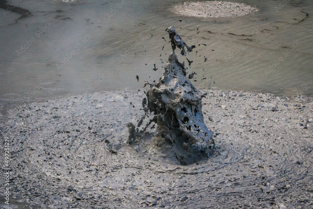 Boiling mud pools, Wai -O-Tapu, Waikato, New Zealand Stock Photo ...
