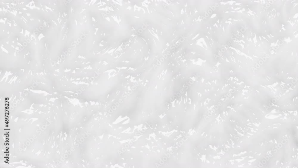 Vidéo Stock 3d animation of slowly moving white gooey substance like ...