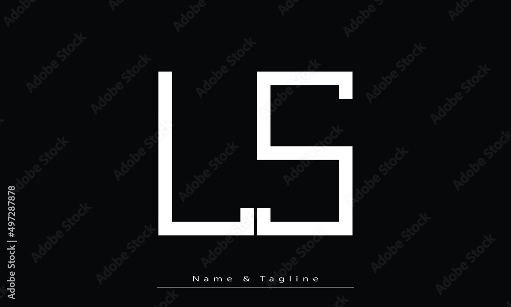 initials logo,antique,template,modern,monogram,LS monogram,LS initials ...
