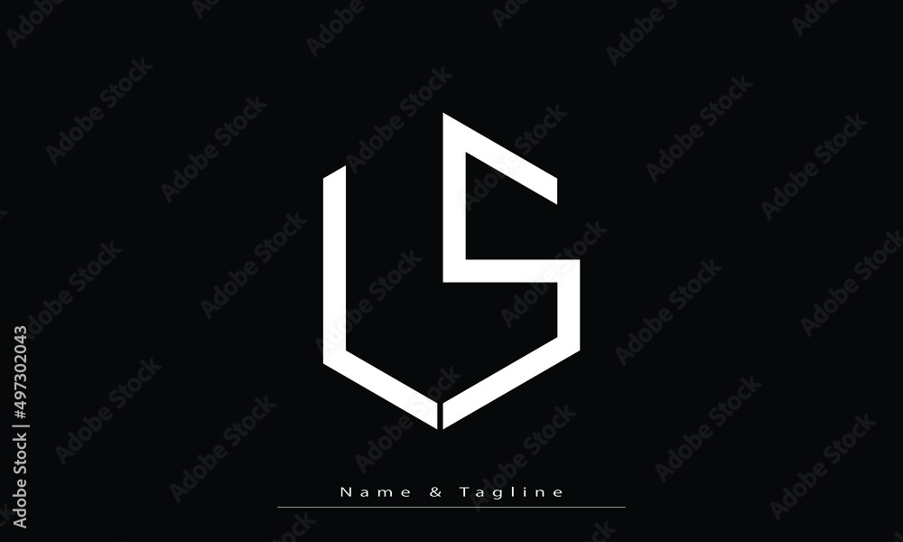 initials logo,antique,template,modern,monogram,LS monogram,LS initials ...