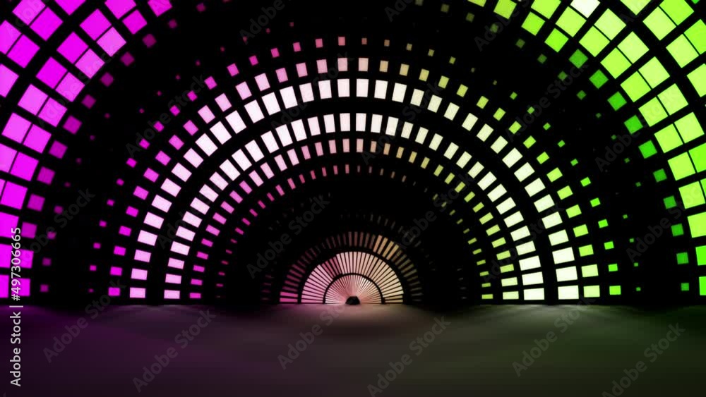 abstract seamless 4k background blue purple spectrum looped animation ...