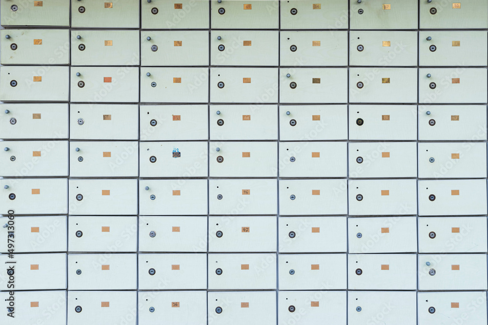 Bank safe and safe key Cells with keys in the room Stock Photo | Adobe ...