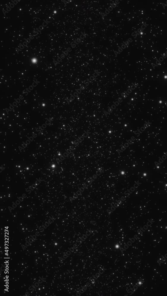 Travelling Through Dense Starfield in Outer Space Loop Stock Video ...