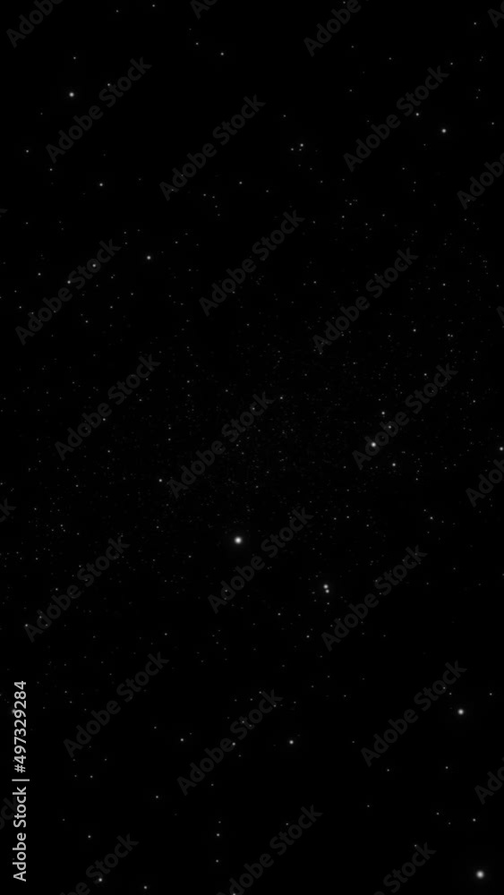 Rotating Through Sparse Starfield in Outer Space Loop Stock Video ...
