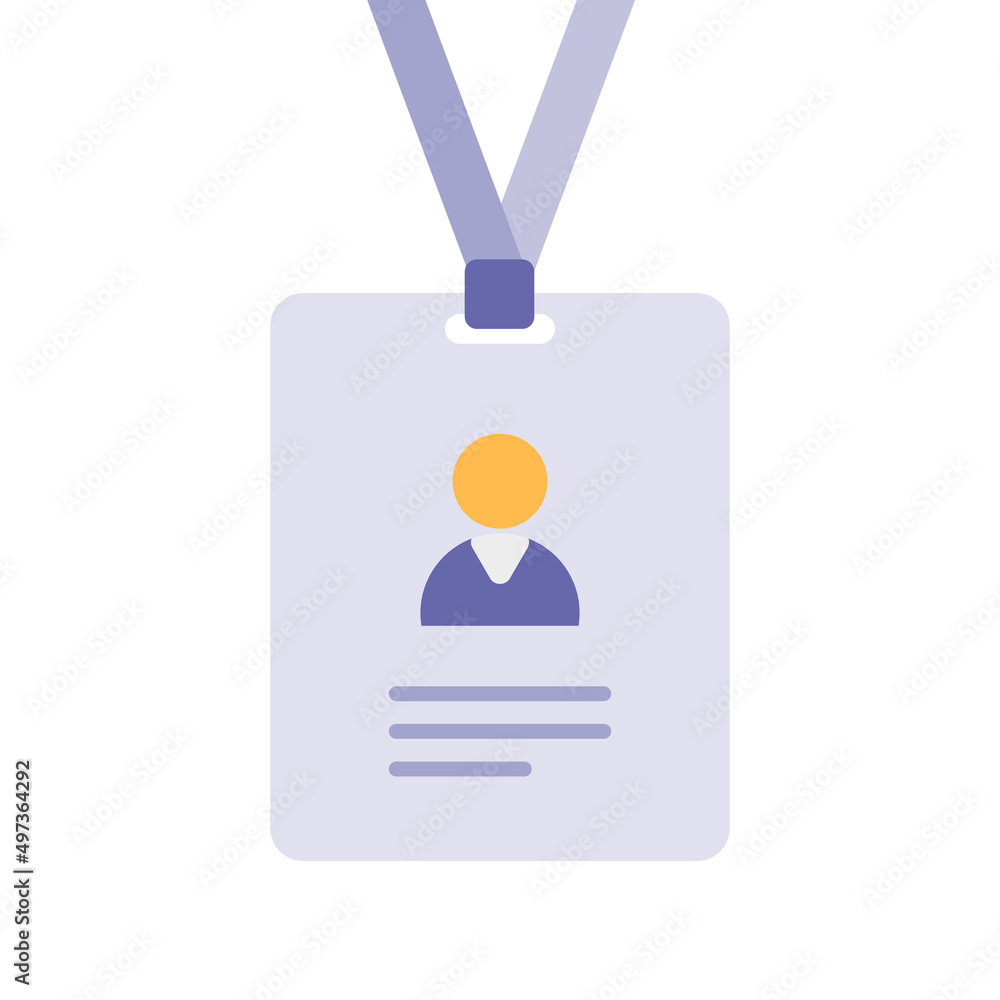 Press card vector icon. Modern style sign for mobile concept and web ...