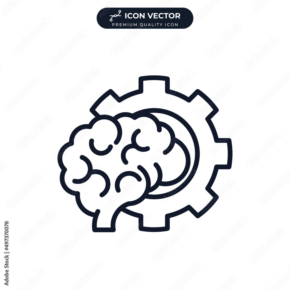 engineering thinking icon symbol template for graphic and web design ...