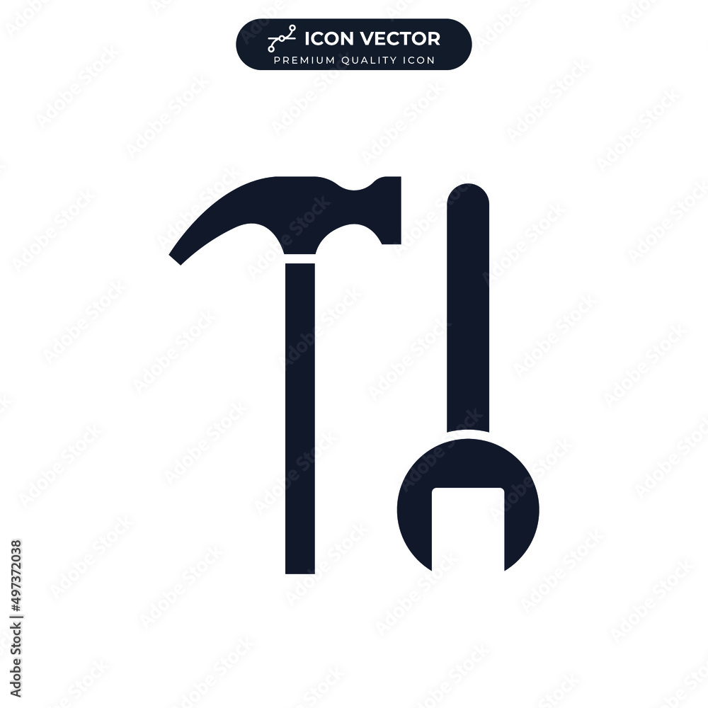 tools icon symbol template for graphic and web design collection logo ...
