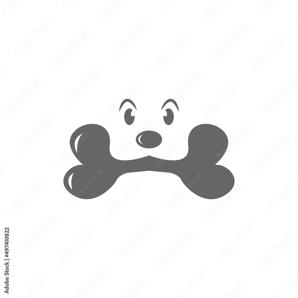 Dog icon logo illustration template Stock Vector | Adobe Stock