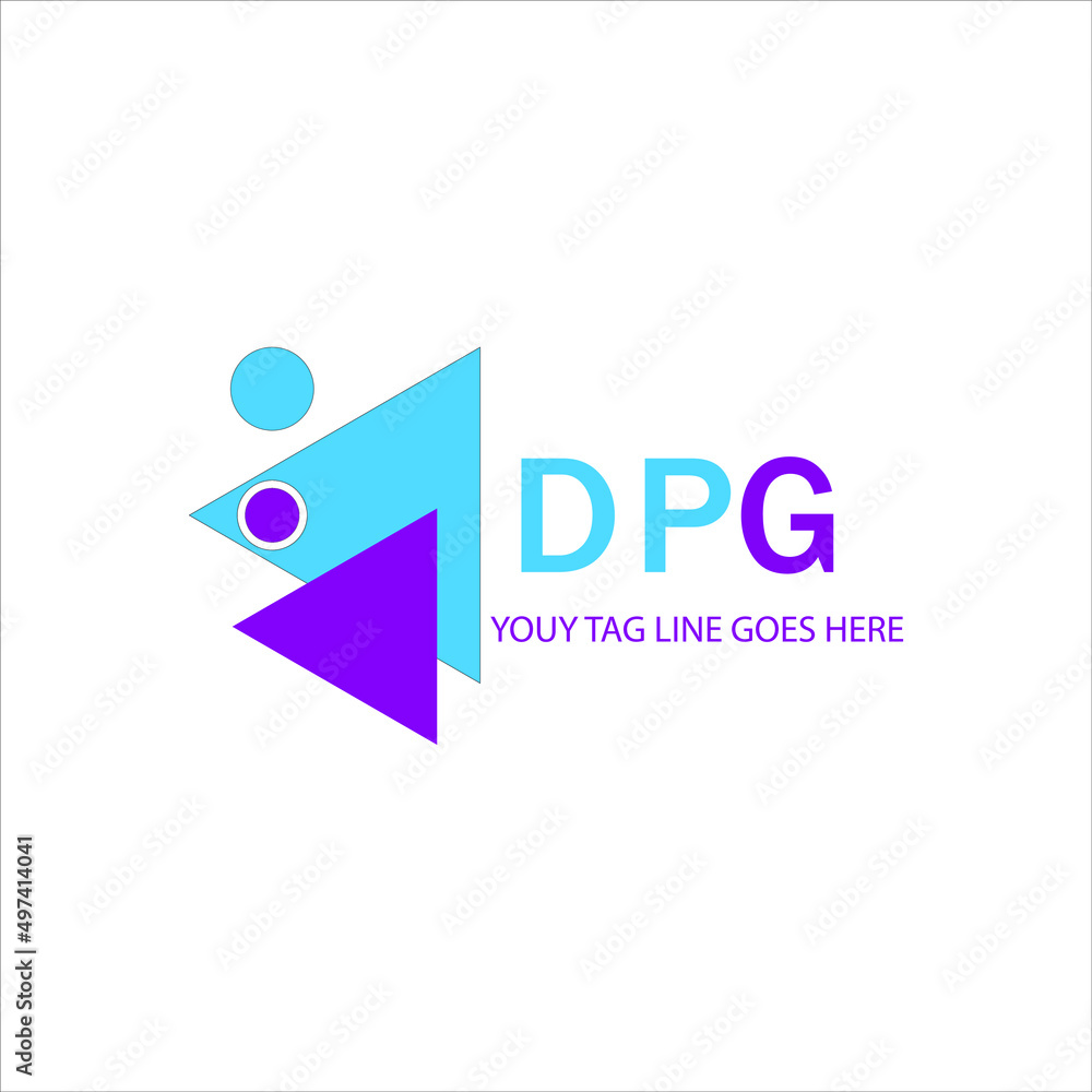 DPG letter logo creative design with vector graphic Stock Vector ...