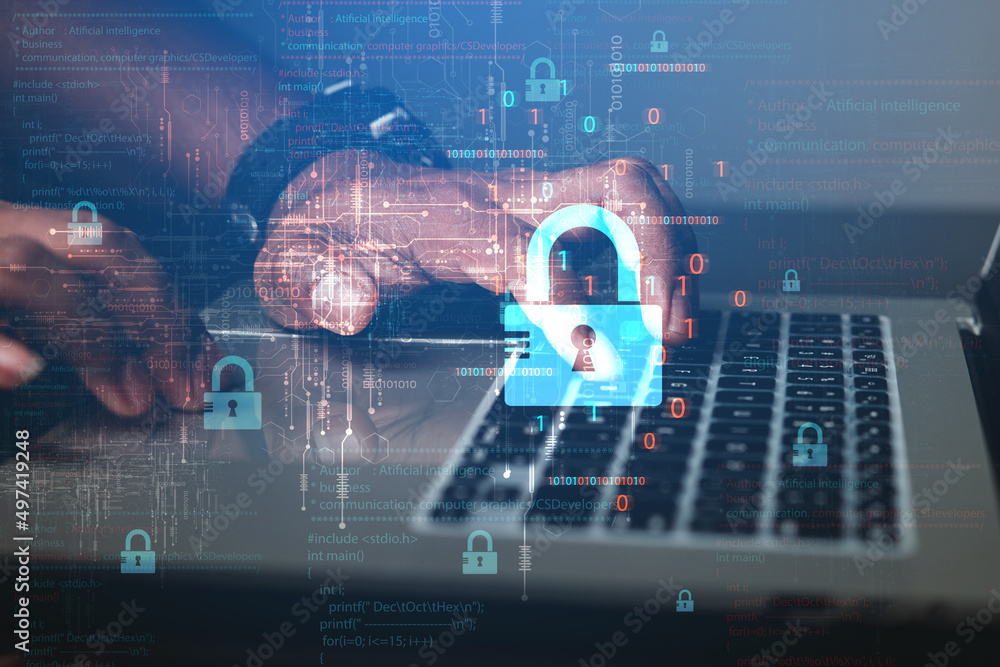 Scanning personal data provides secure access with biometric ...