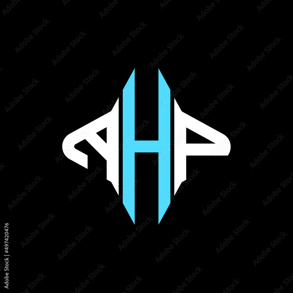 AHP letter logo creative design with vector graphic Stock Vector ...