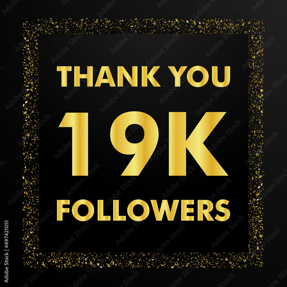 Thank you followers people, 19k online social groups, number of ...