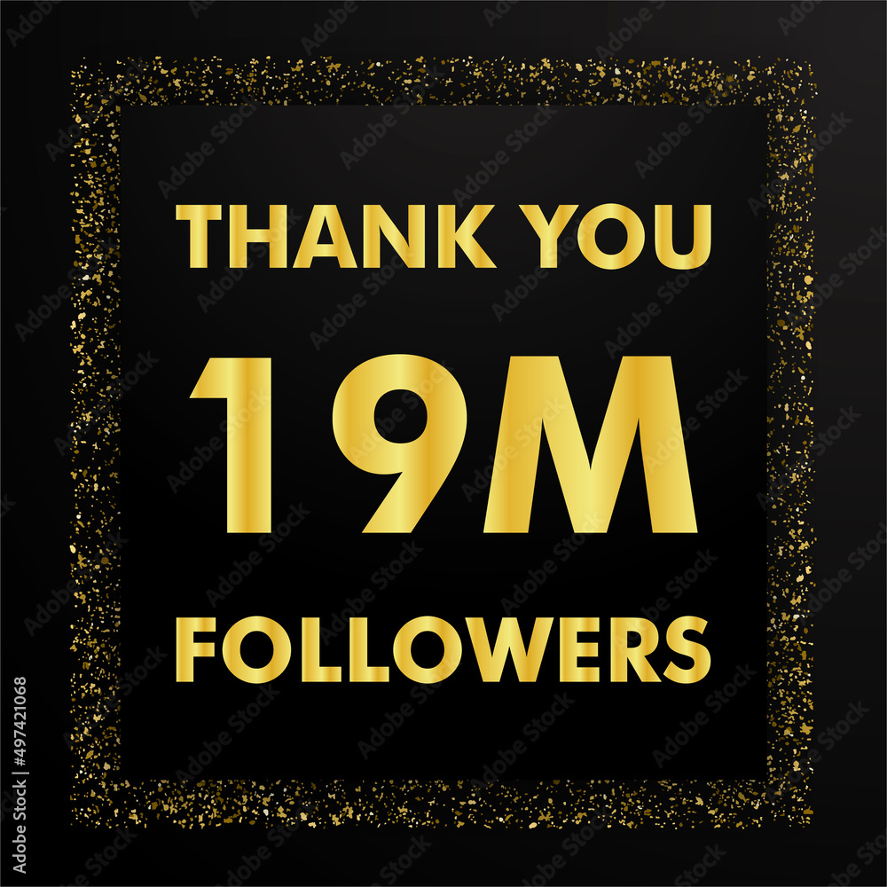 Thank you followers people, 19M online social groups, number of ...