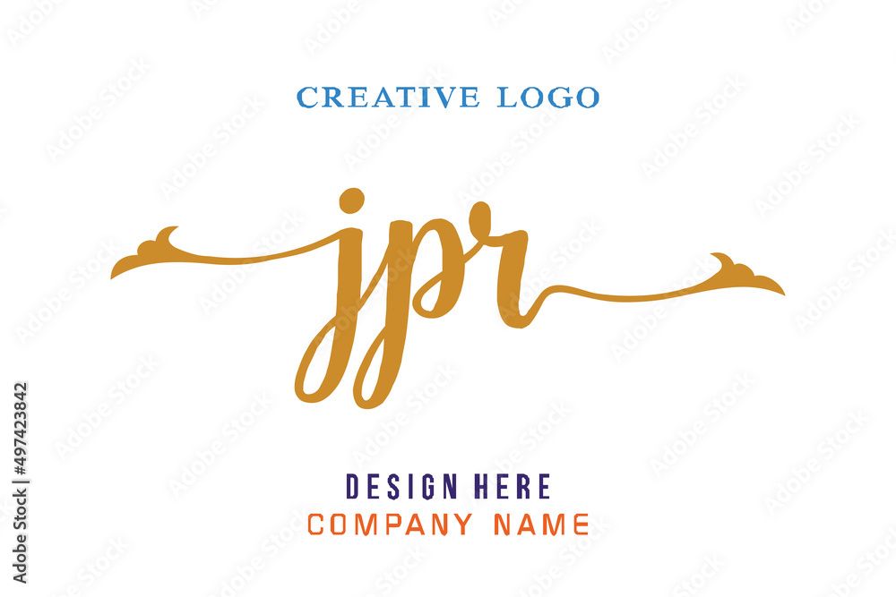 JPR lettering logo is simple, easy to understand and authoritative ...